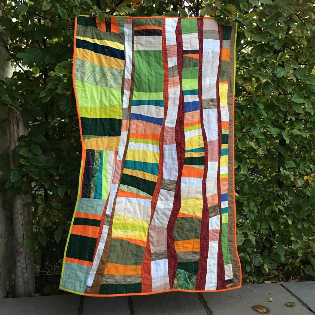 How Abstract Quilts Bring Modern Artistry Into Home Design