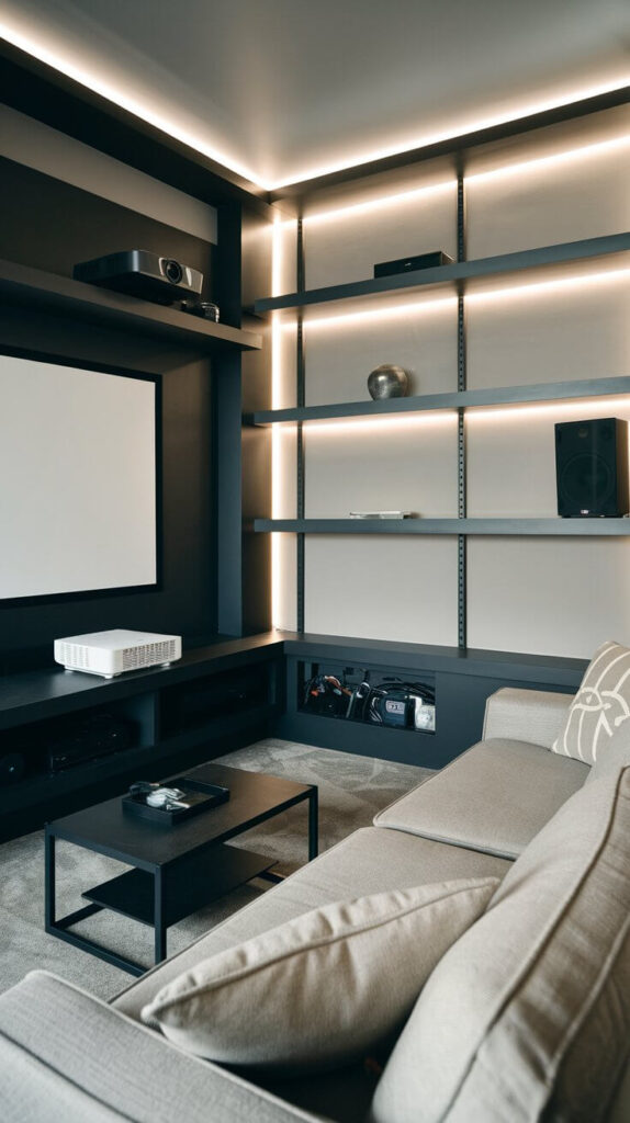 10 Small Home Theater Room Layouts That Maximize Comfort & Viewing ...